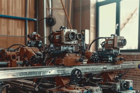 Innovative Smart Robot Arm Technology Enhancing Automation In Industrial Production Lines Stock