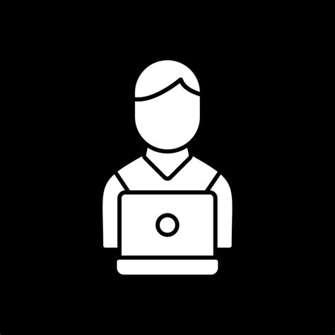 working glyph inverted icon 42709543 vector art at vecteezy