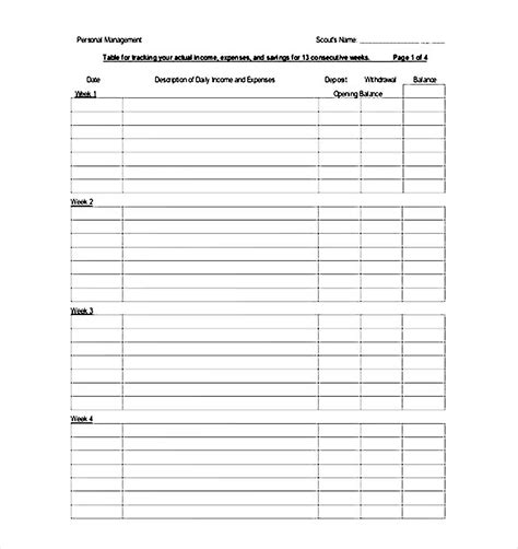 Income Statement Template Sample Artofit