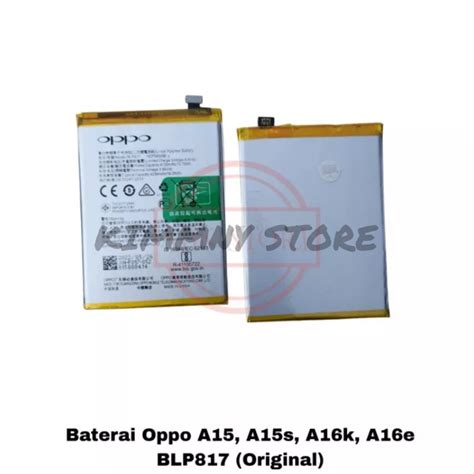 Jual Baterai Battery Batrai Batre Oppo A A S A K A E Blp Original Kode X C