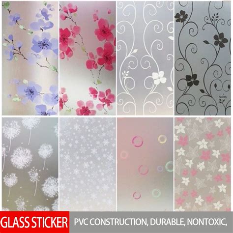 【free Tools】45cm 60cm 90cm Pvc Self Adhesive Frosted Glass Sticker Toilet Bathroom Privacy