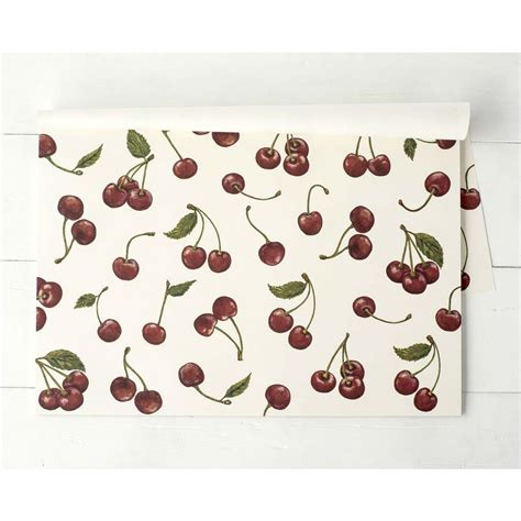 Cherries Placemat | Placemats, Paper decorations, Hand painted