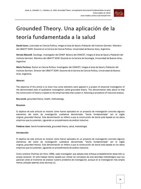 A Teoría Fundamentada Pdf