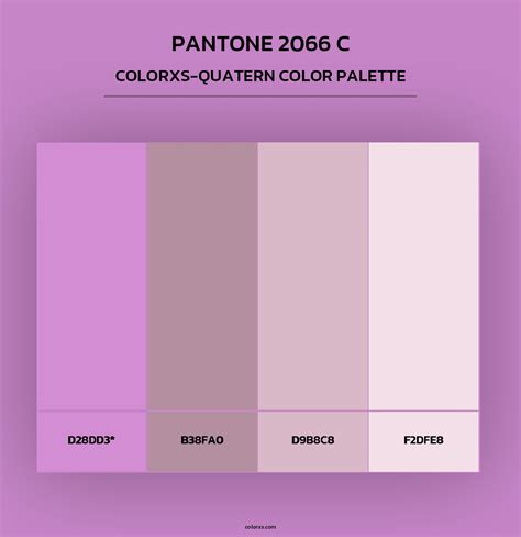 Pantone 2066 C Color Palettes