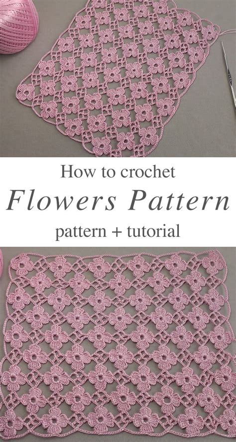 Flower Lace Crochet Pattern
