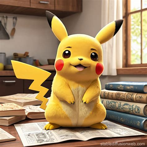 Pikachu In Trainers House Stable Diffusion Online