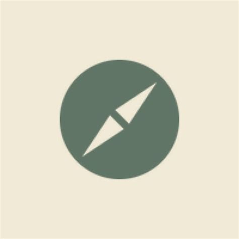 Minimalist Green Circle Arrow Ios App Icon