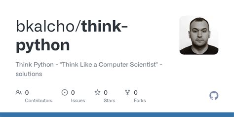GitHub Bkalcho Think Python Think Python Think Like A Computer Scientist Solutions