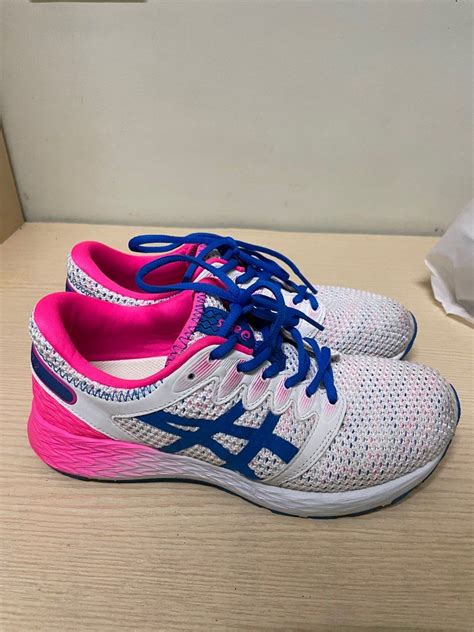 Asics Running Shoes Rubber Shoes White Womens Fashion Footwear