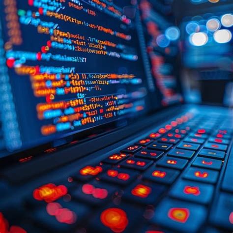 Free Coding Workstation Glow Image Download At Stockcake