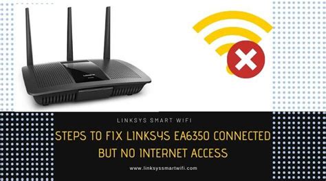 Linksys Router WiFi Connected But No Internet Error Linksys Wifi Connect Router
