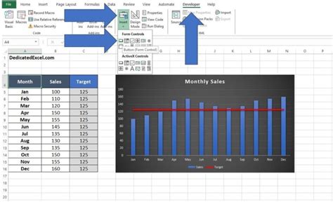 How To Assign A Macro To A Button Dedicated Excel