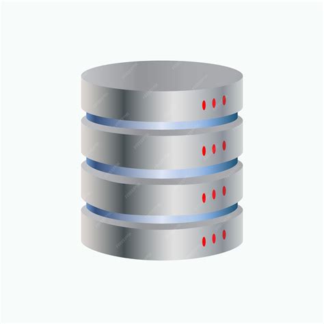 premium vector database icon data storage symbol vector