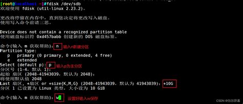 linux 磁盘管理及磁盘分区（主分区、扩展分区、逻辑分区） linux分区 csdn博客