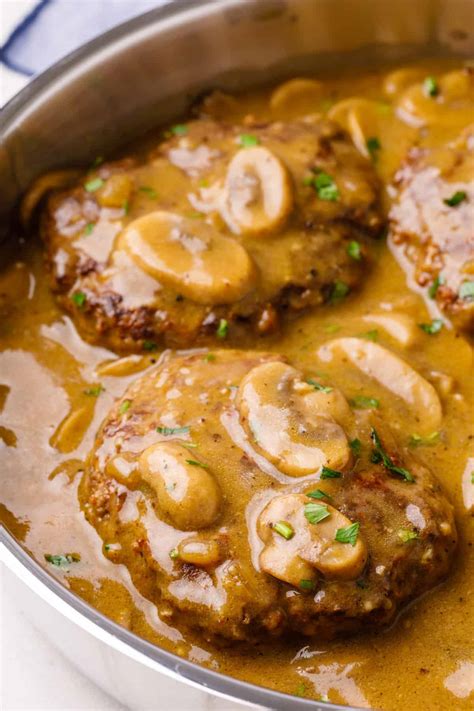 Homemade Salisbury Steak Recipe All Things Mamma