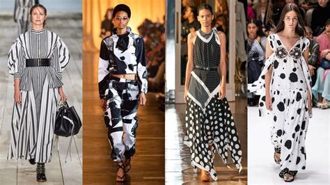 Черно-белые принты с оптическими эффектами — тренд весны 2020 | Fashion ...