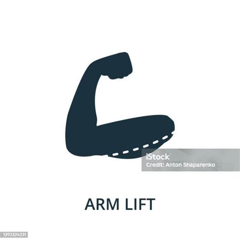성형 수술 컬렉션에서 팔 리프트 아이콘 템플릿 웹 디자인 및 인포 그래픽을위한 간단한 라인 요소 Arm 리프트 기호 가냘픈에 대한 스톡 벡터 아트 및 기타 이미지 Istock