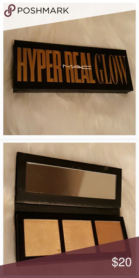 Mac Hyper Real Glow Highlighter Palette Highlighter Palette Mac Cosmetics Eyeshadow Retro