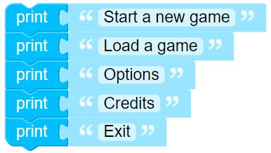 How Do I Make A Menu System In Python Blocks Computer Scienced