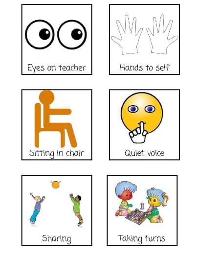 Behavior Management Expected Vs Unexpected Sort With Individual Activity