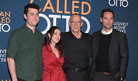 Tom Hanks And Son Truman Hanks Promote Their New Movie ‘a Man Called Otto