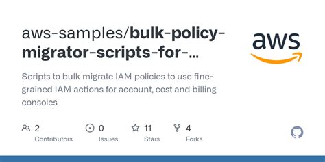 Github Aws Samplesbulk Policy Migrator Scripts For Account Cost