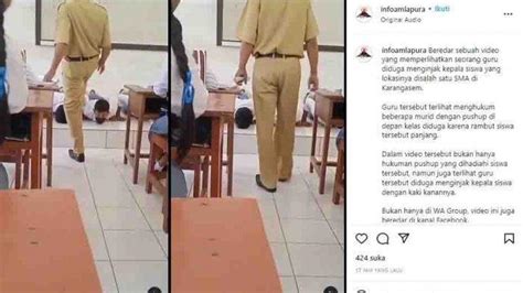 Kepala SMA Di Bali Yang Hukum Push Up Dan Injak Siswanya Kini Dicopot Serambinews Com