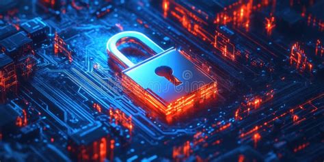 Cyber Security Protecting Data Through Encrypted Hardware Lock Stock
