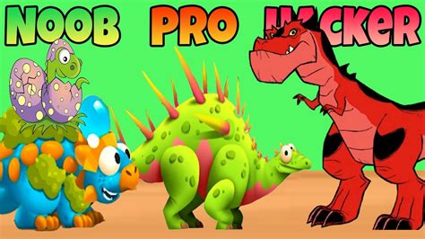 Dino Bash 🎮🦕 From Noob To Hacker In One Game Youtube