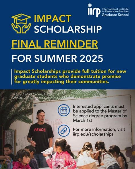 Iirp Restorativepractices Gradschool Impactscholar Impactscholarship International