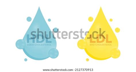 Vector Set Good Hdl Bad Ldl Stock Vector Royalty Free 2127370913 Shutterstock