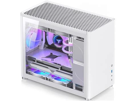 Jonsbo D30 White Mini Micro Atx Tower Computer Case Aluminumsteel