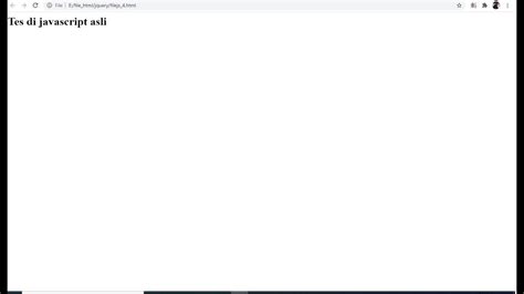 Jquery Dasar Javascript Query Library YouTube