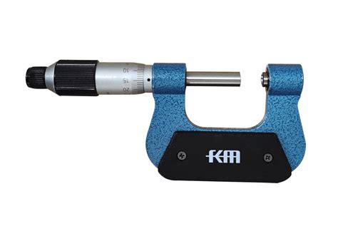 Km 0 25mm Screw Thread Micrometer Non Rotating Spindle