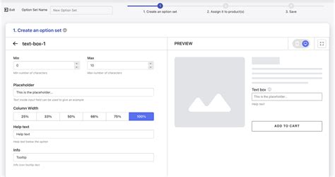 how to add a custom text field on a shopify product page