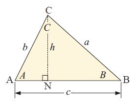 Area Of Triangle Using Sine Formula