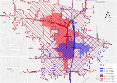 利用等时交通圈分析节点在路网中的作用 知乎