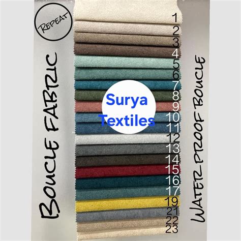 Waterproof Boucle Fabric At Best Price In Panipat Haryana Surya Textiles