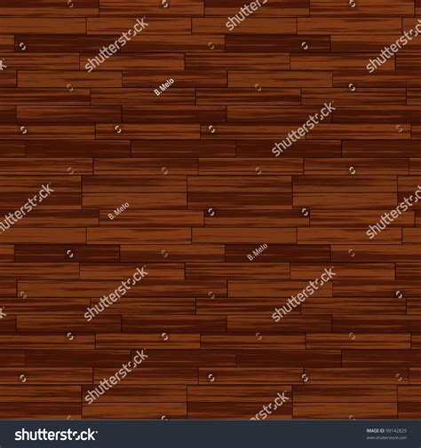 Wooden Floor Seamless Pattern Realistic Bitmap Stock Illustration