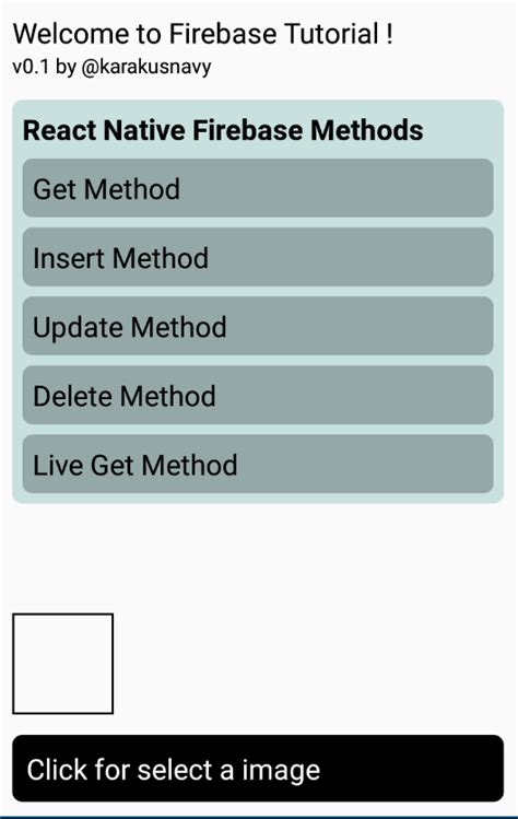 Github Karakusnavyreact Native Firebase Starter Pack This Is For Starting Firebase In React