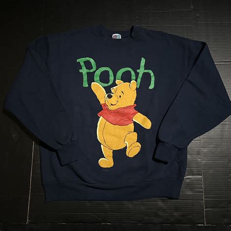 Vintage Vintage 90s Disney Winnie The Pooh Sweatshirt Cartoon Large