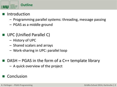 parallel programming using the pgas approach ppt download