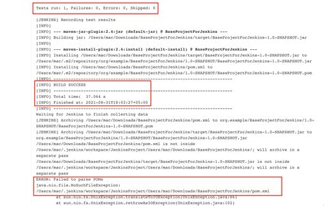 Selenium My Test Cases Are Passing Succefully But Build Failed Due To