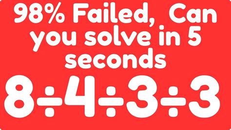 This ‘basic Math Question Breaks Everyones Logic Youtube