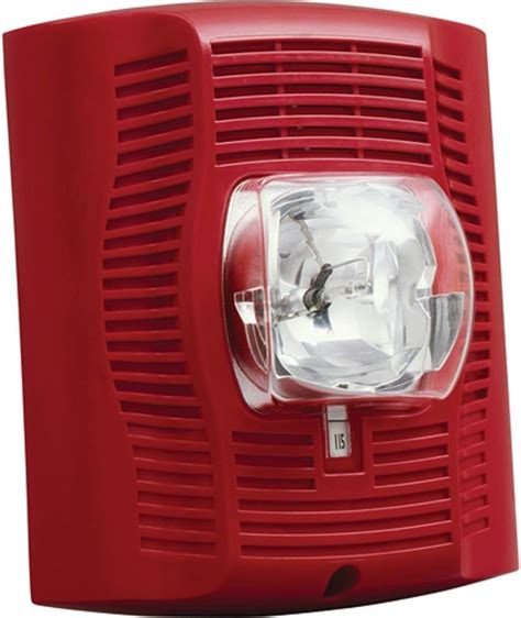 System Sensor Spsr P Speaker Strobe Red Wall Mount Standard Candela