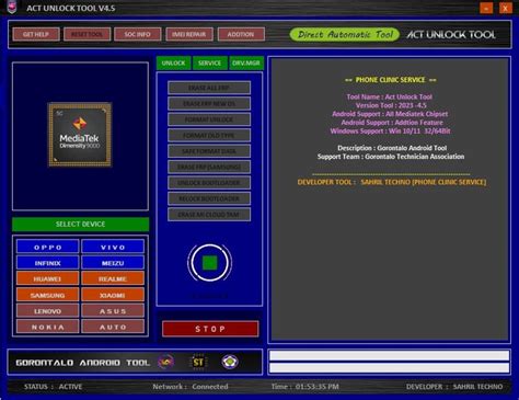 ACT Unlock Tool V Revolutionary FRP Bypass Tool For MTK Devices