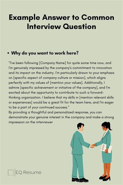 Eq Resume Crafting Effective Responses To Common Interview Questions