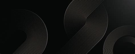 어두운 배경에 추상적인 금색 선 현대적인 럭셔리 템플릿 프리미엄 사진