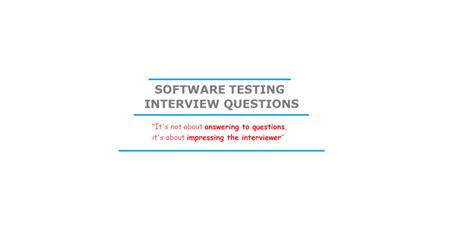 Interview Question Mobile Application Testing