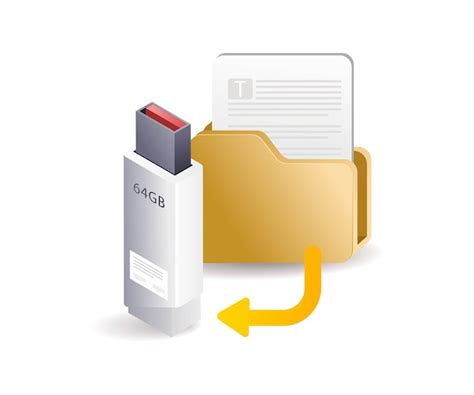 Premium Vector Portable File Folder Data Storage